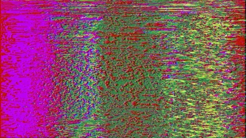 Multi-colored vhs tape effect, cyberpunk... | Stock Video | Pond5