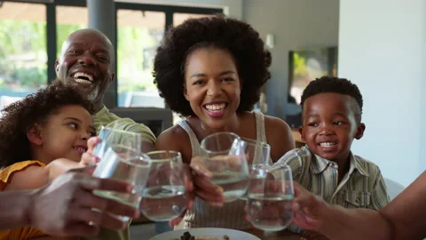 Multi-Generation Family Around Table At ... | Stock Video | Pond5
