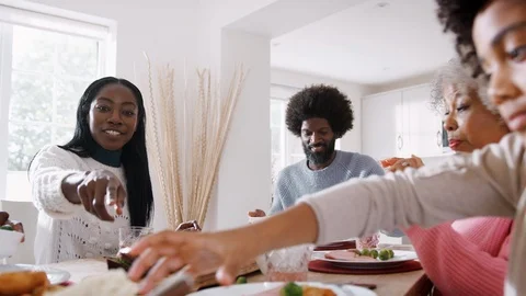 Multi generation mixed race family sitti... | Stock Video | Pond5