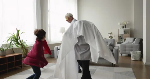 Multi generational family play together,... | Stock Video | Pond5