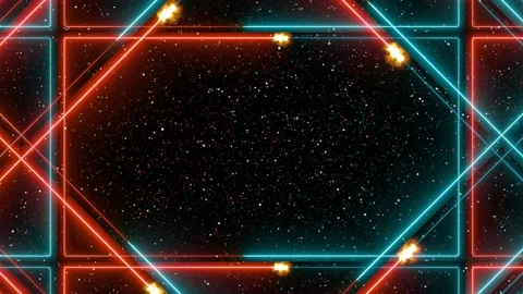 multi laser border red and blue glow ene... | Stock Video | Pond5