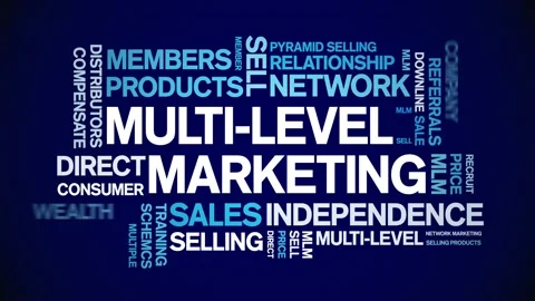 Multi-Level Marketing animated word clou... | Stock Video | Pond5
