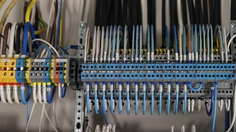 Multi-level pass-through terminals for c... | Stock Video | Pond5