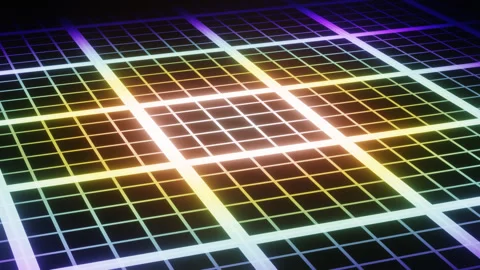 Multicolor 2 Colored Grid Background Loo... | Stock Video | Pond5