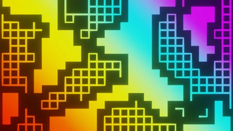 Multicolor Closed Fun Motion Background ... | Stock Video | Pond5