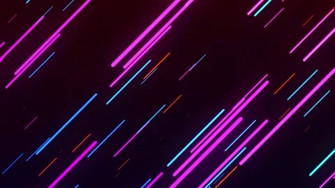 Multicolor Lines Neon Loop Background AEP ~ After Effects #283932351