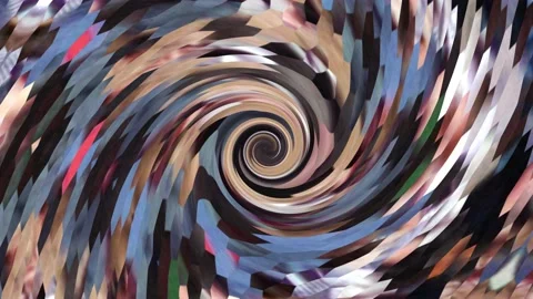 Multicolored Tiles Vortex Abstract Backg... | Stock Video | Pond5