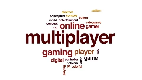 Multiplayer animated word cloud, text de... | Stock Video | Pond5
