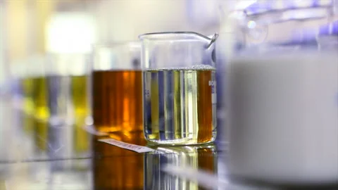 Chemical Beakers Stock Footage ~ Royalty Free Stock Videos | Pond5
