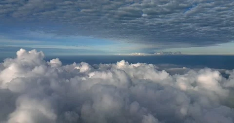 Multiple layers of clouds. View from Agu... | Stock Video | Pond5