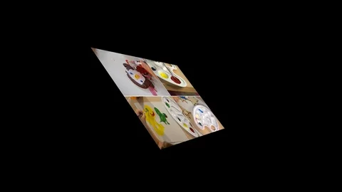 Multiscreen montage, split screen collag... | Stock Video | Pond5