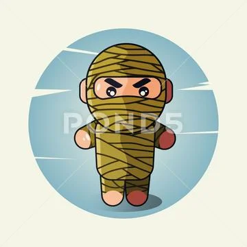 Mummy cute design cartoon vector illustration Illustration #231764964