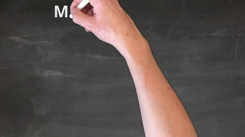 MuscleBuilding Pie Chart Explainer Handw... | Stock Video | Pond5