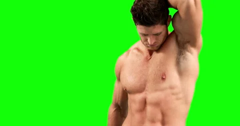 Bodybuilder Green Screen Stock Video Footage | Royalty Free Bodybuilder ...