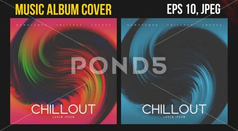 Music Album Cover for the Web Presentation. Vinyl and CD DVD artwork ...