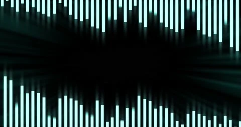 Music graphic visualizer equalizer spect... | Stock Video | Pond5