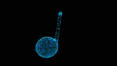 Scrolling Music Notes Staff Stock Video Footage | Royalty Free ...