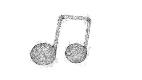 Scrolling Music Notes Staff Stock Video Footage | Royalty Free ...