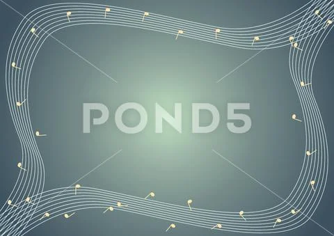 Music Notes And Chords Background ~ Clip Art #132954559