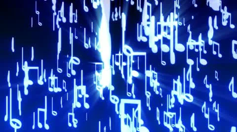 Music Notes Animation Stock Video Footage | Royalty Free Music Notes ...