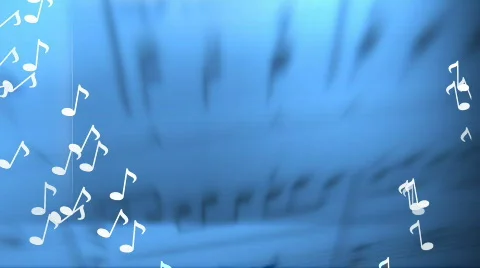 Music Notes Alpha Stock Footage ~ Royalty Free Stock Videos | Pond5