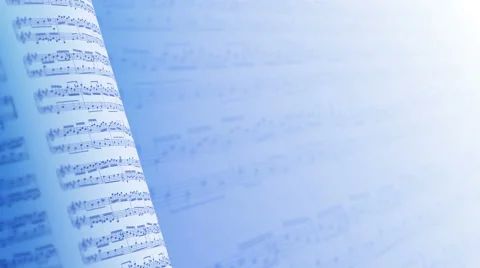 Music notes background, LOOP. | Stock Video | Pond5