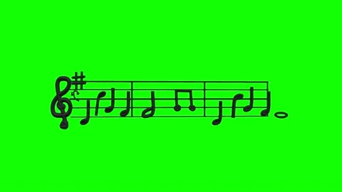 Music Notes Green Screen Stock Videos – Royalty-Free HD & 4K Videos | Pond5