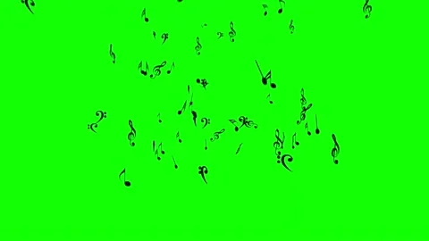 Music Notes Green Screen Stock Videos – Royalty-Free HD & 4K Videos | Pond5
