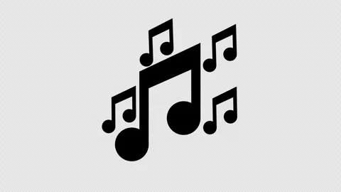 Music Notes Animation Alpha Stock Footage ~ Royalty Free Stock Videos ...