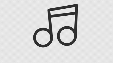 Music Notes Outline Stock Videos – Royalty-Free HD & 4K Videos