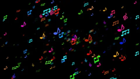 Music Notes Alpha Stock Footage ~ Royalty Free Stock Videos | Pond5