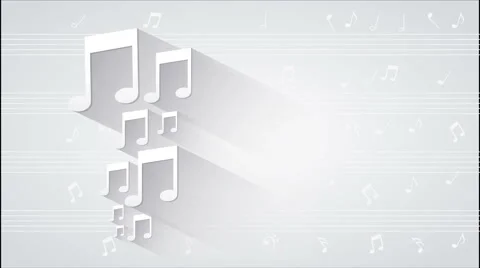 Music Notes Animation Stock Video Footage | Royalty Free Music Notes ...