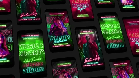 Music Party Instagram Reels ~ After Effects #246926816