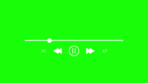 Music play and pause button animation gr... | Stock Video | Pond5