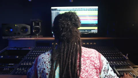 Music production. Male producer and dj. ... | Stock Video | Pond5