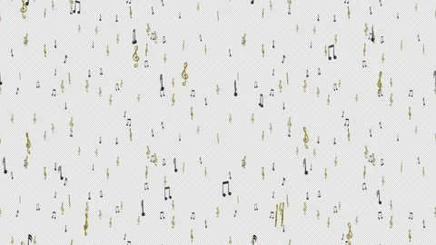 Music Symbols Loop Tile Falling with alp... | Stock Video | Pond5