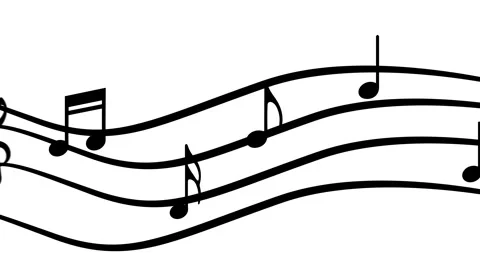 musical note animation do re mi fa sol l... | Stock Video | Pond5