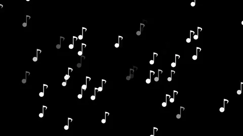Musical Note Background animation | Stock Video | Pond5