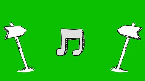 Musical Note - Hand-Drawn Animation - Ro... | Stock Video | Pond5
