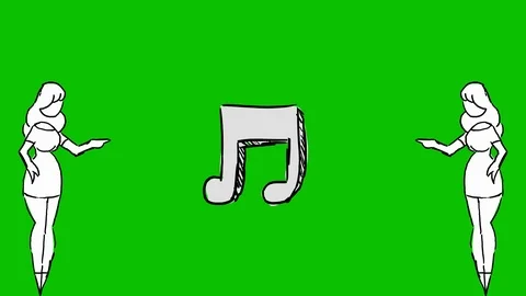 Musical Note - Hand-Drawn Animation - wo... | Stock Video | Pond5