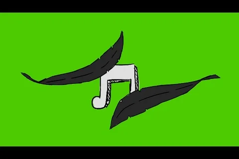 Musical Note - Hand-Drawn Animation - fe... | Stock Video | Pond5