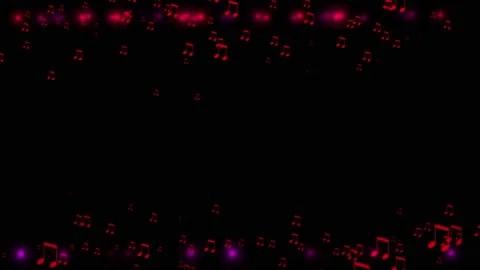 Musical Note Particle figure Animation M... | Stock Video | Pond5