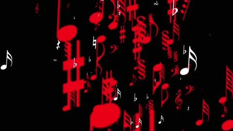 Musical Note Particle figure Animation M... | Stock Video | Pond5