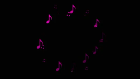 Musical Note Particle figure Animation M... | Stock Video | Pond5