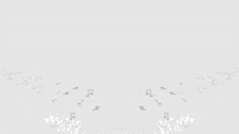 musical notes, fly out and scatter, anim... | Stock Video | Pond5