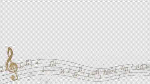 Musical Notes 3D Stock Video Footage | Royalty Free Musical Notes 3D ...