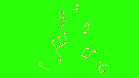 Musical notes signs elements animation, ... | Stock Video | Pond5