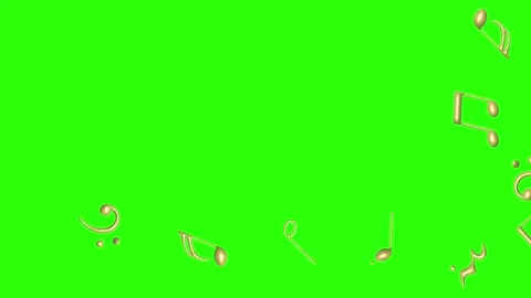 Musical notes signs elements animation, ... | Stock Video | Pond5