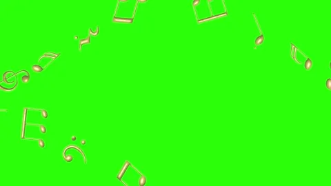 Musical notes signs elements animation, ... | Stock Video | Pond5