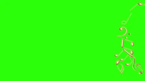 Musical notes signs elements animation, ... | Stock Video | Pond5
